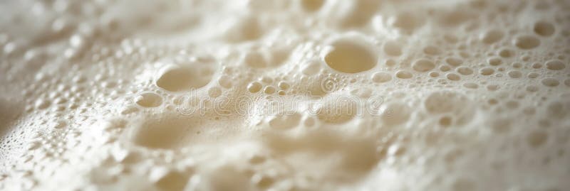 Close-up View of a Cluster of Bubbles in Foam Stock Illustration ...