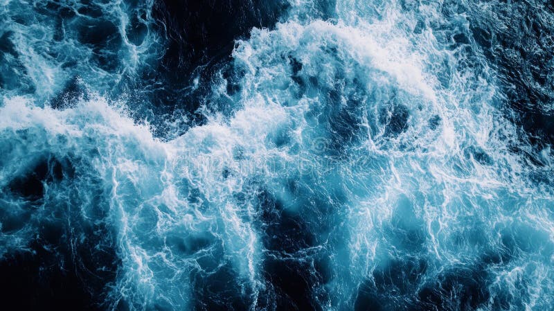 The Expansive Deep Blue Sea, Its Waves Shimmering Under the Sunlight ...