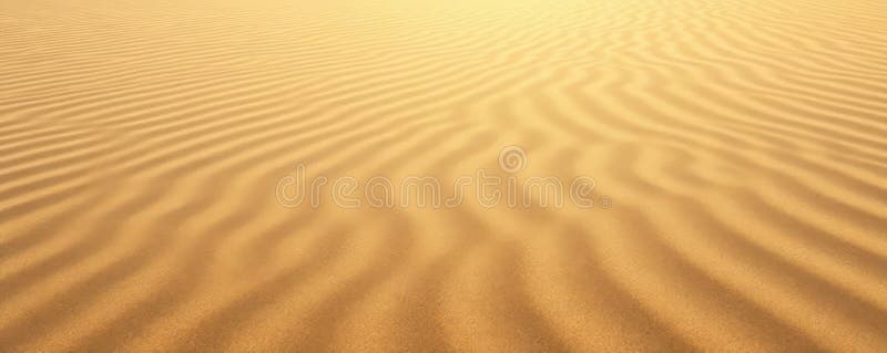 Expansive Flat Sand, Subtle Ripple Marks Visible , Element, Waves Stock ...