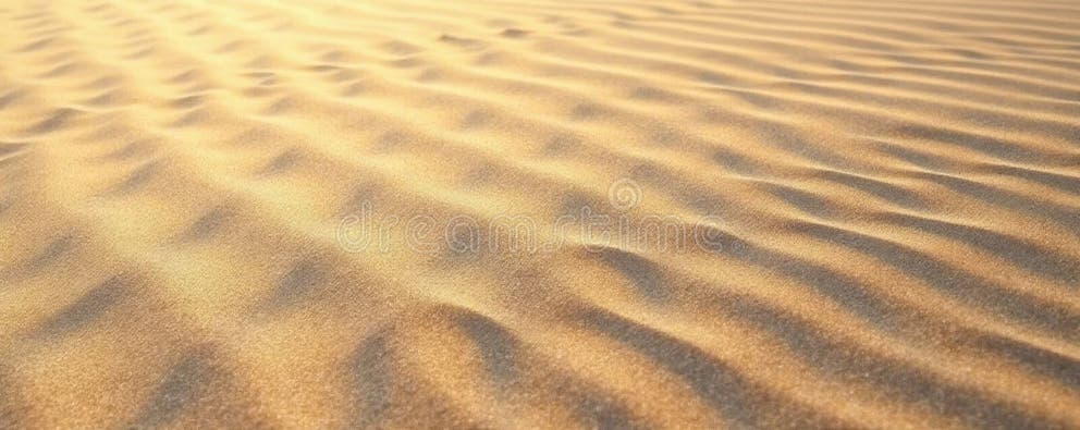 Expansive Flat Sand, Subtle Ripple Marks Visible , Material, Arid ...