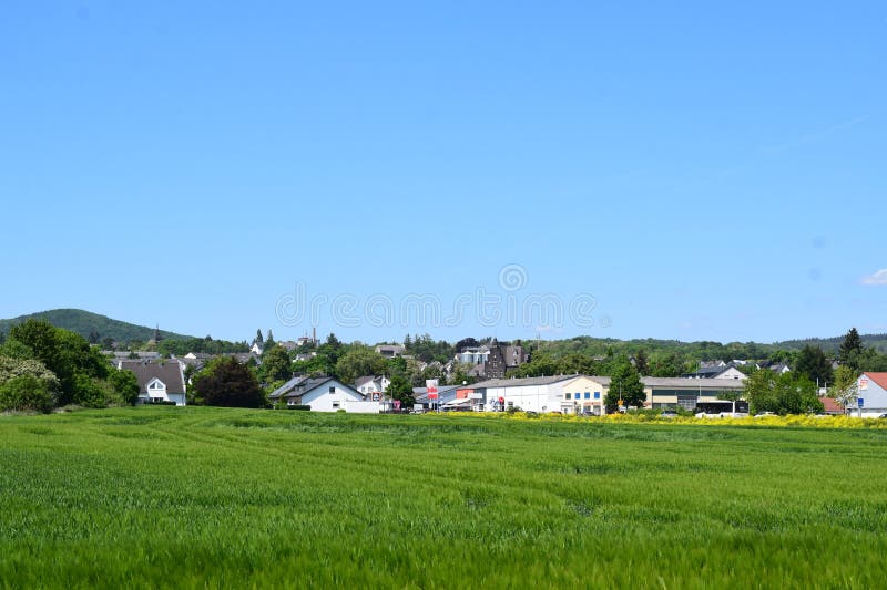 Mendig, Germany - 05 12 2025: Niedermendig, the Industrial Part of ...