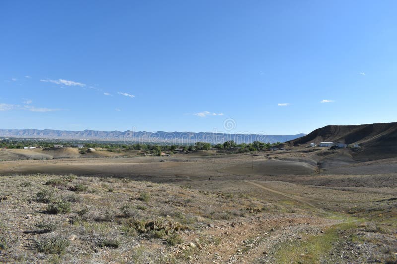 Far Away Shot of the Book Cliffs Stock Image - Image of soil, plateau ...