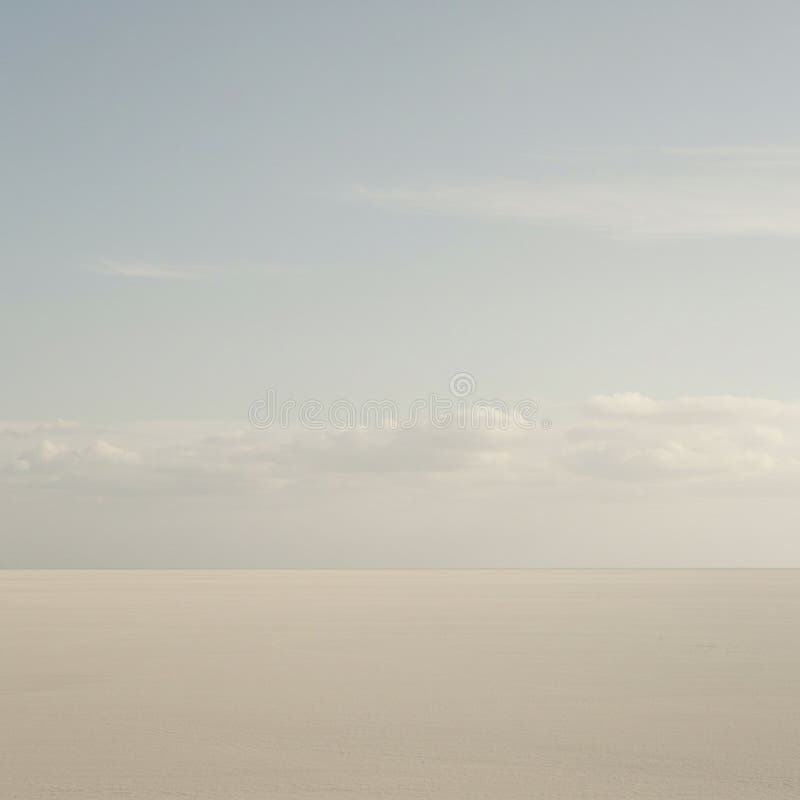 Expansive Landscape with a Vast, Flat Sandy Surface Stretching Across ...