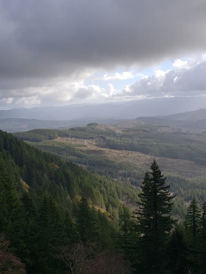 Expansive View From The Colorado National Monument Stock Image - Image ...