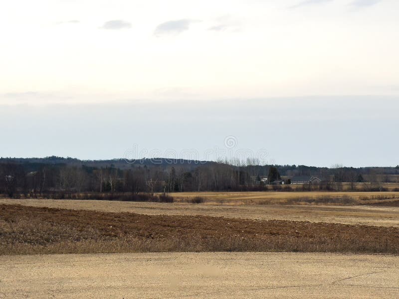 Rural Countryside in the Michigan Upper Peninsula Stock Image - Image ...