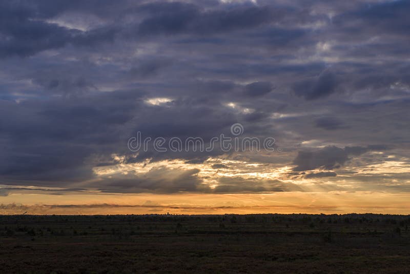 Expansive Views from the Hill To the Grounds Below Stock Image - Image ...