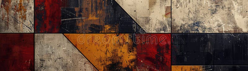 Expansive View of Modern Geometric Patterns, Blending Structured ...