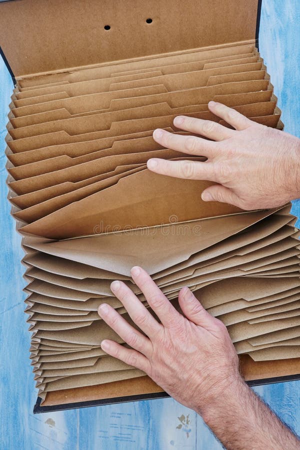 Expantion Filing Box stock image. Image of document - 101069373