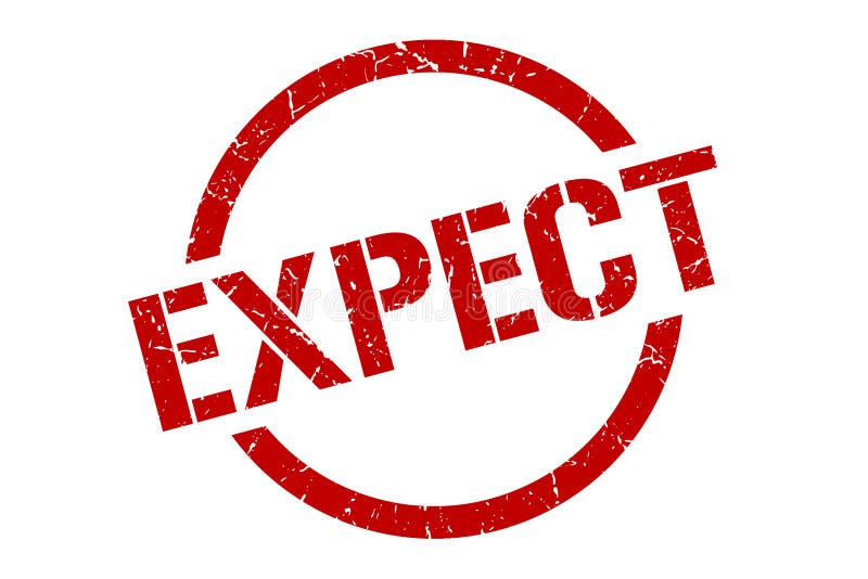Expect stamp stock vector. Illustration of sign, seal - 120852651