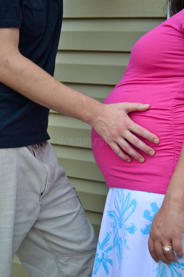 Expectant Couple Close-up stock photo. Image of parenthood - 34461480
