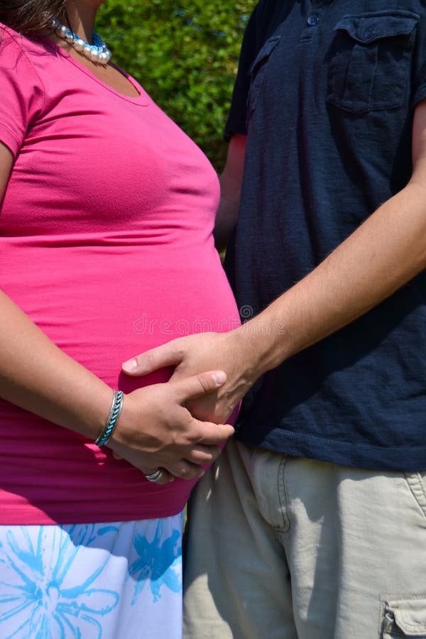 Expectant Couple Close-up stock image. Image of expectant - 34461483