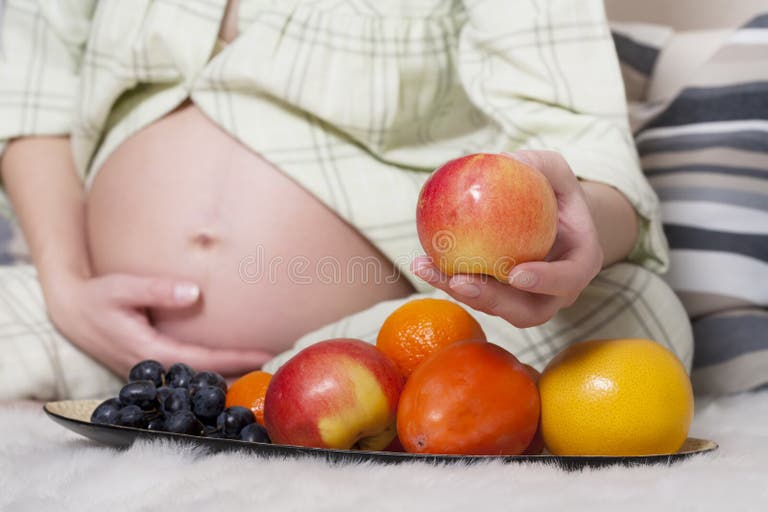 Expectant mother stock image. Image of life, belly, expectant - 12986807