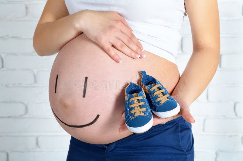Expectant mother stock photo. Image of mother, months - 52316074