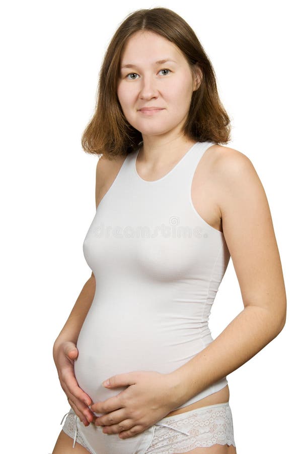 Expectant woman stock photo. Image of female, young, expectant - 17437780