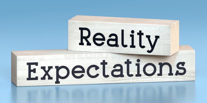 Expectations Reality Stock Illustrations – 303 Expectations Reality ...