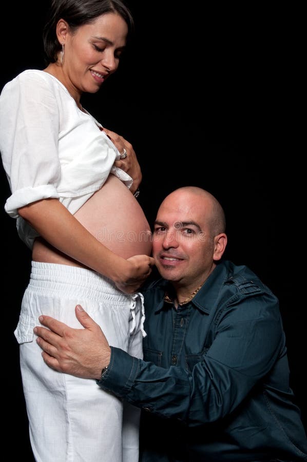 Expecting Couple stock image. Image of mother, born, happiness - 9170285