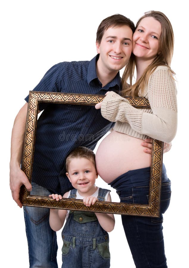 Expecting family stock photo. Image of parenthood, family - 5059322