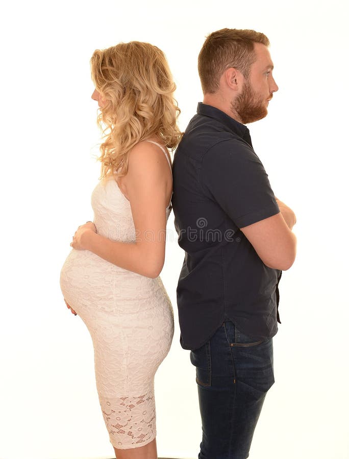 Expecting family stock image. Image of caressing, bump - 57626677