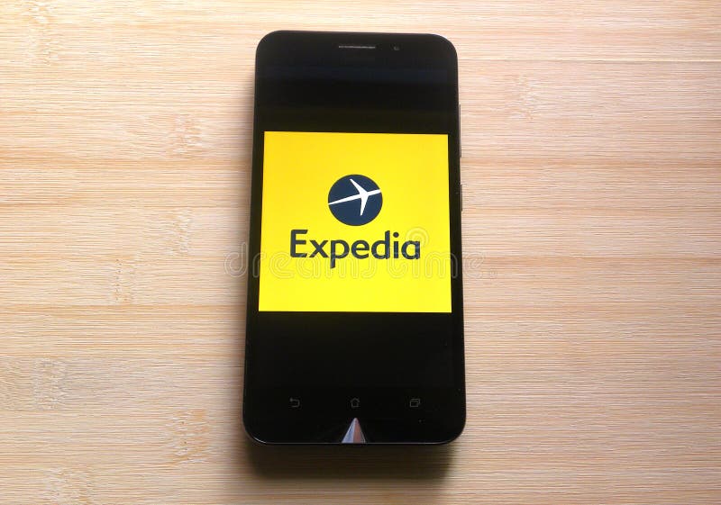 Expedia app editorial stock image. Image of media, concept - 151374704