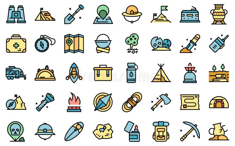 Expedition Icon, Outline Style Stock Vector - Illustration of flat ...