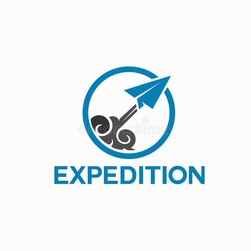 Expedition logo stock vector. Illustration of forward - 225306460