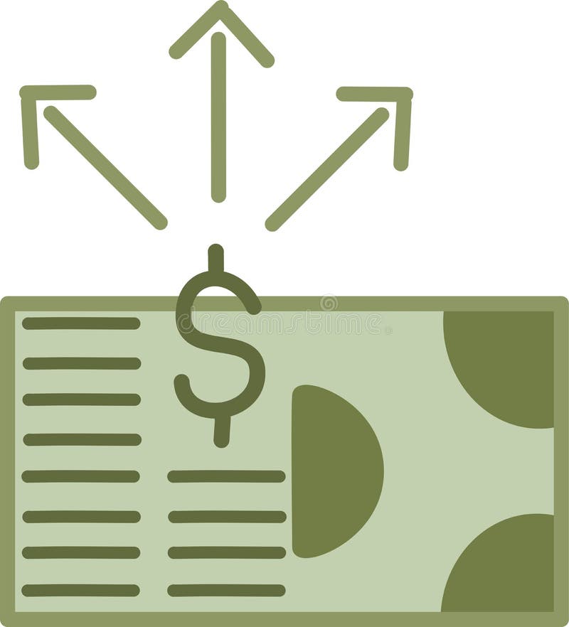Expense Icon Vector from Finance Collection. Thin Line Expense Outline ...