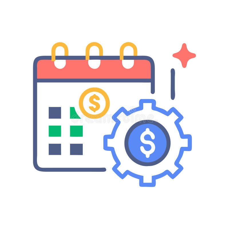 Expense Management System Icon Design Stock Vector - Illustration of ...
