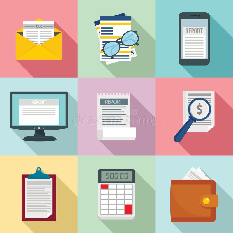 Expense Report Icon Stock Illustrations – 1,243 Expense Report Icon ...