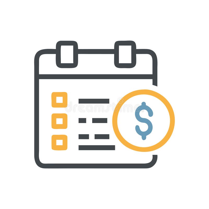 Expense Tracker Icon for Financial Control Stock Vector - Illustration ...