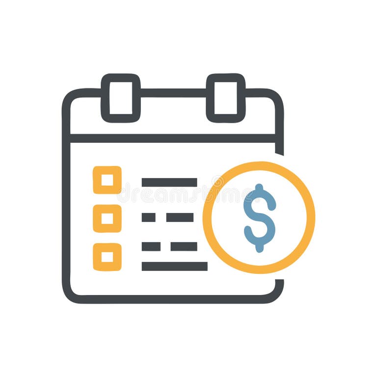Expense Tracker Icon for Financial Control Stock Vector - Illustration ...