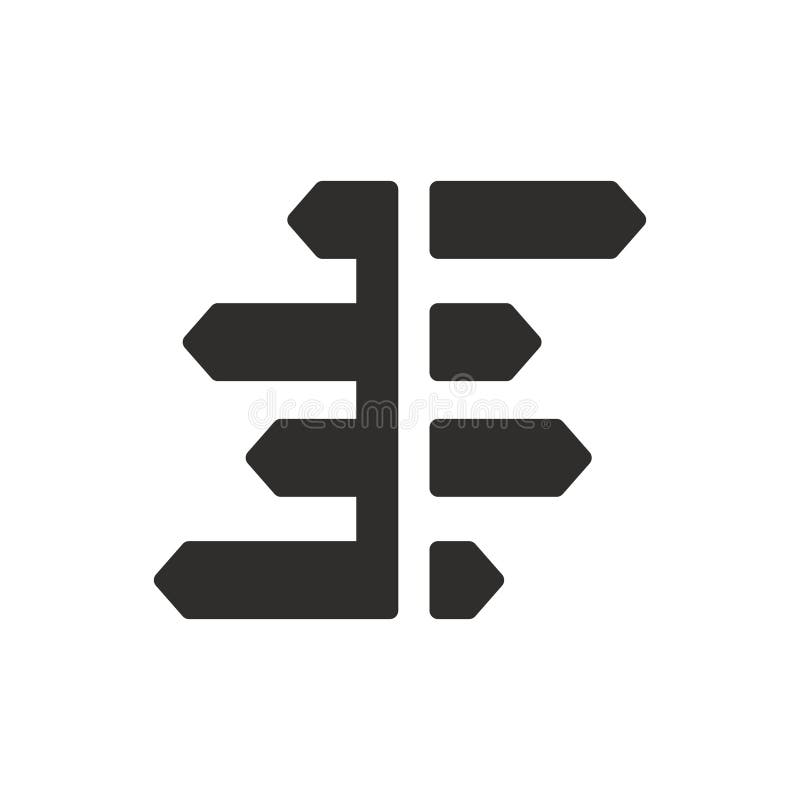 Levels Icon Vector Sign and Symbol Isolated on White Background, Levels ...