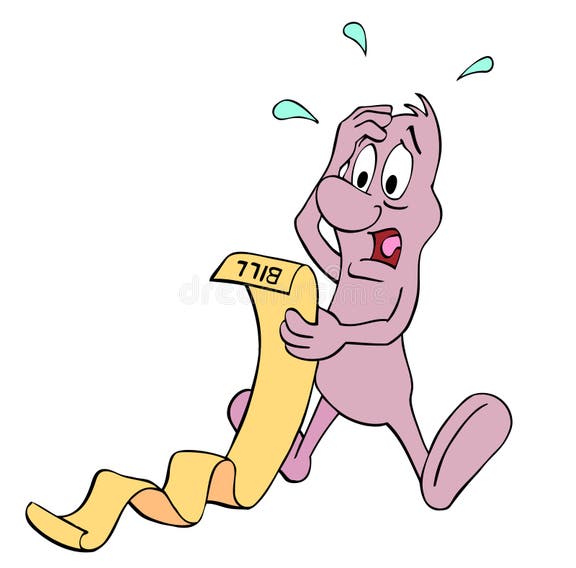 Expensive Bill Cartoon Stock Illustrations – 357 Expensive Bill Cartoon ...