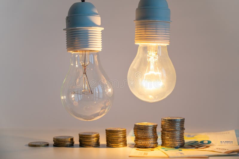 Expensive Bills and Energy Increases. Stock Photo - Image of bulb ...