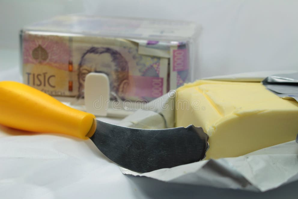 The expensive butter stock image. Image of goods, czech - 103308417