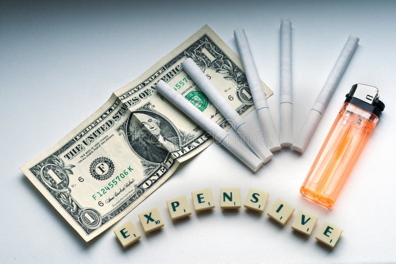 Expensive Cigarettes Concept Still Stock Image - Image of busness ...