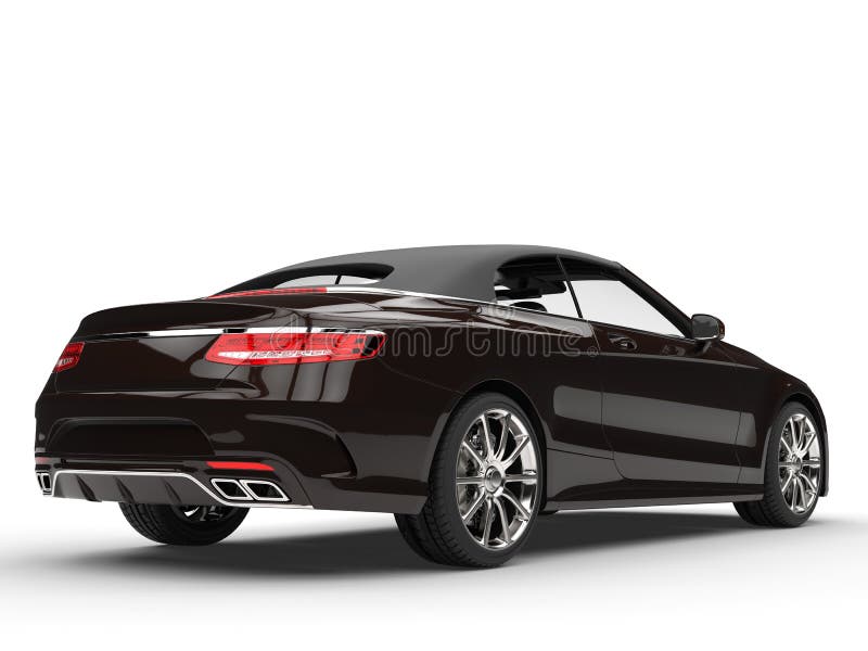 Expensive cool brown car stock illustration. Illustration of automotive ...