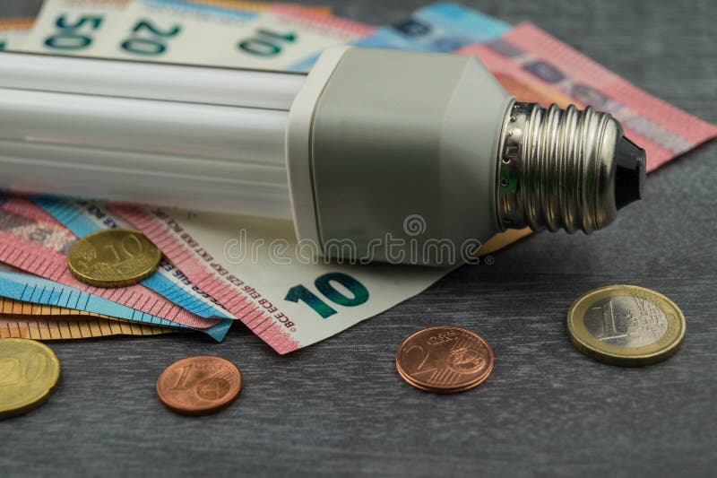 Expensive Electricity Costs Stock Photo - Image of electric, dollars ...