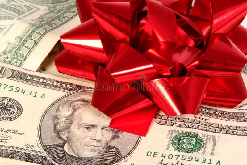 Expensive Gift stock image. Image of debt, dollar, christmas - 1002965