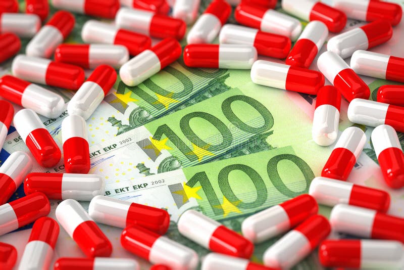 Expensive Medication Concept Stock Photo - Image of capsule, industry ...