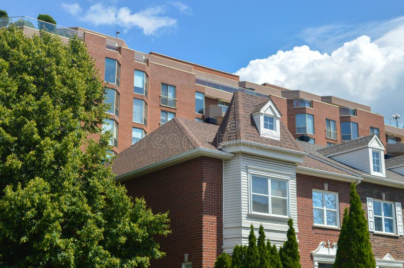 Expensive Modern House with Huge Windows Stock Image - Image of modern ...