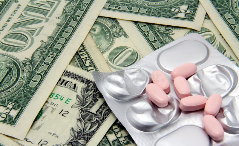 Expensive Pills stock image. Image of dollar, abuse, cash - 31391115