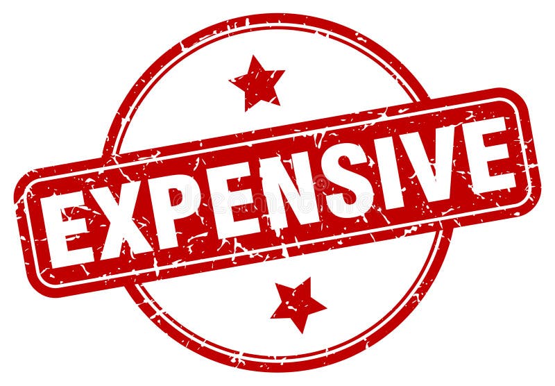 Expensive Stamp. Expensive Round Vintage Grunge Label Stock Vector ...