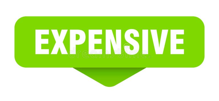 Expensive Sticker. Expensive Sign on Transparent Background Stock ...