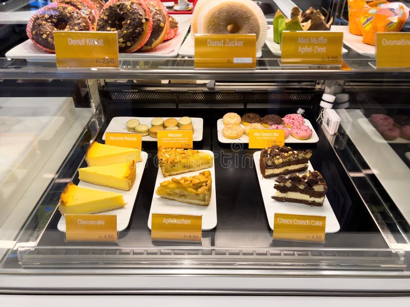 Expensive Sweets Inside Mcdonald S Restaurant in Basel Editorial Stock ...