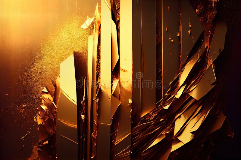 Expensive Trendy Luxury Gold Background. AI Render. Stock Illustration ...