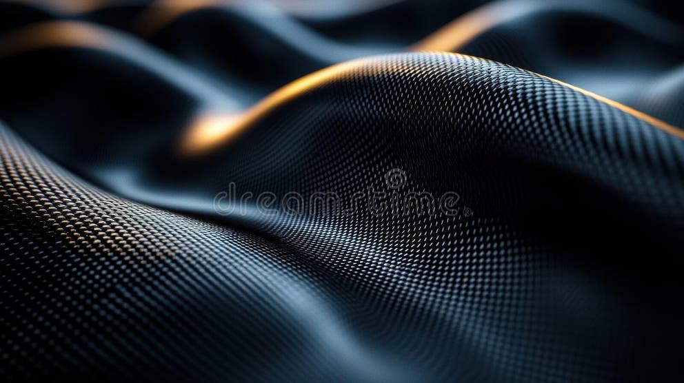 Experience Abstract Waves of Surface Texture and Golden Edge Design ...