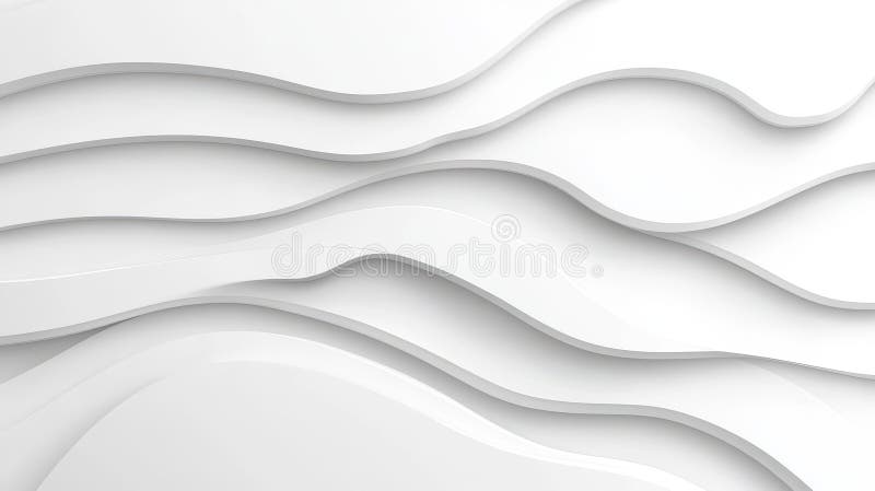 Experience the Allure of Abstract White Lines Seamlessly Flowing in ...