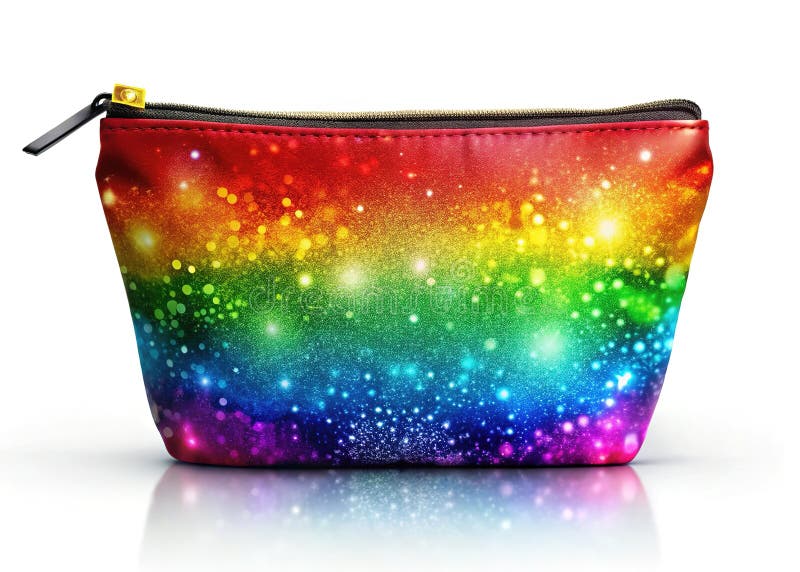 Enchanting Rainbow Gradient Cosmetic Pouch a Glowing Accessory for the ...