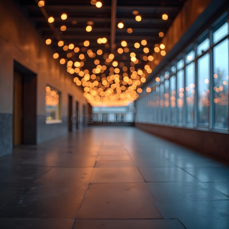 Captivating Modern Interior Design with Mesmerizing Bokeh Stock ...