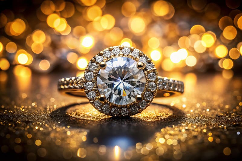 Exquisite Diamond Ring Silhouette a Captivating Image for Luxury ...